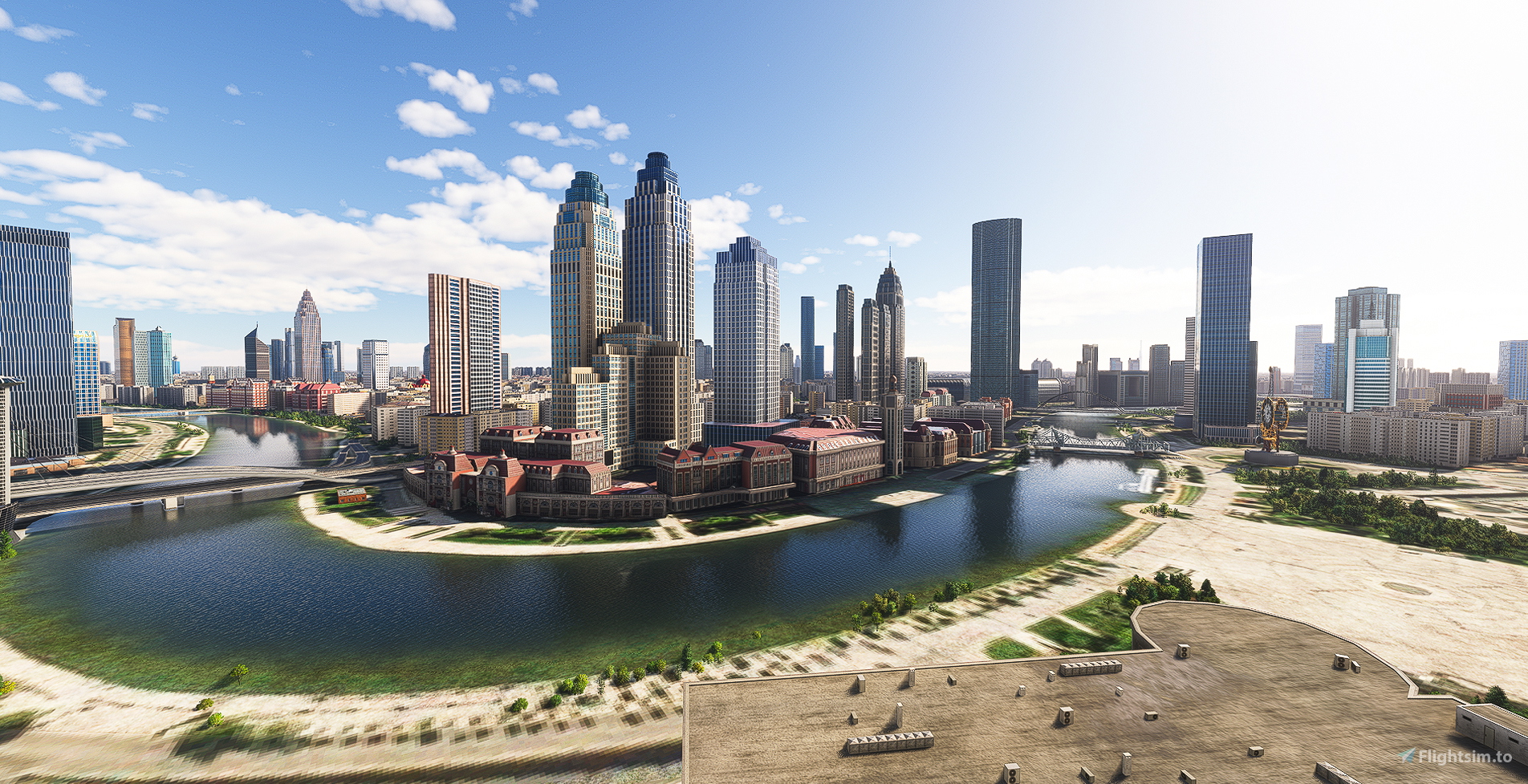 SamScene3D - ZBTJ - Tianjin Binhai International Airport for Microsoft ...