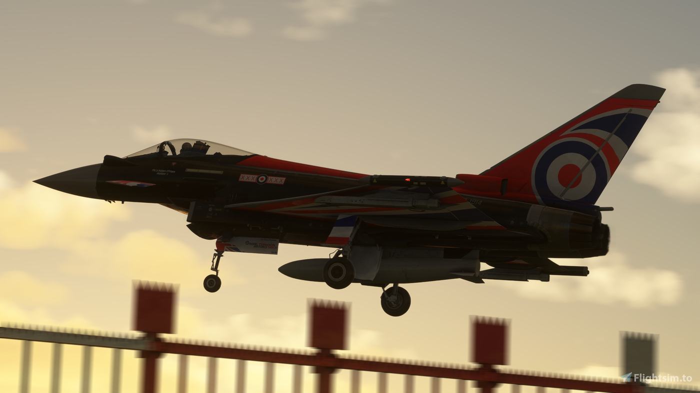 ZJ914 - RAF Typhoon display team Blackjack - IFE Ef2000/Typhoon for ...