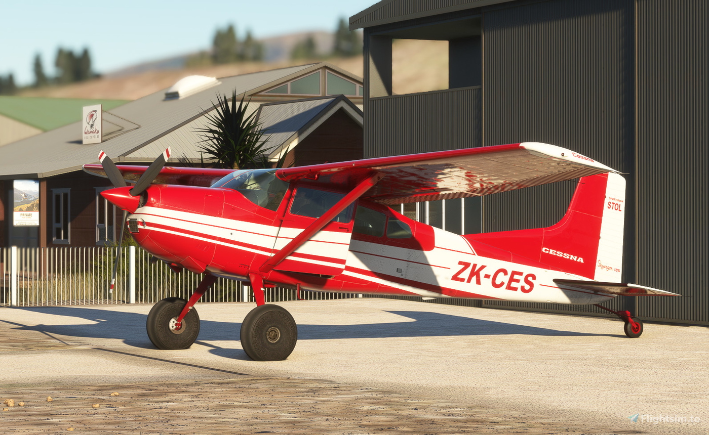 ZK-CES (Private, New Zealand) | Carenado Cessna C185F Skywagon [4K] for Microsoft Flight ...