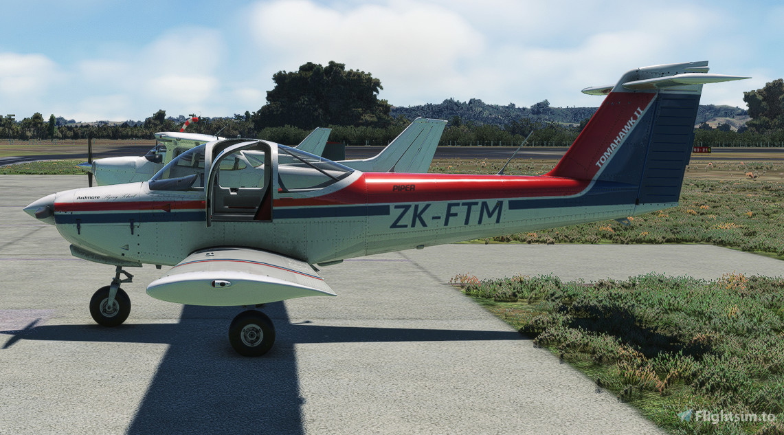 ZK-FTM Ardmore Flying School | JustFlight Piper PA-38 Tomahawk for ...