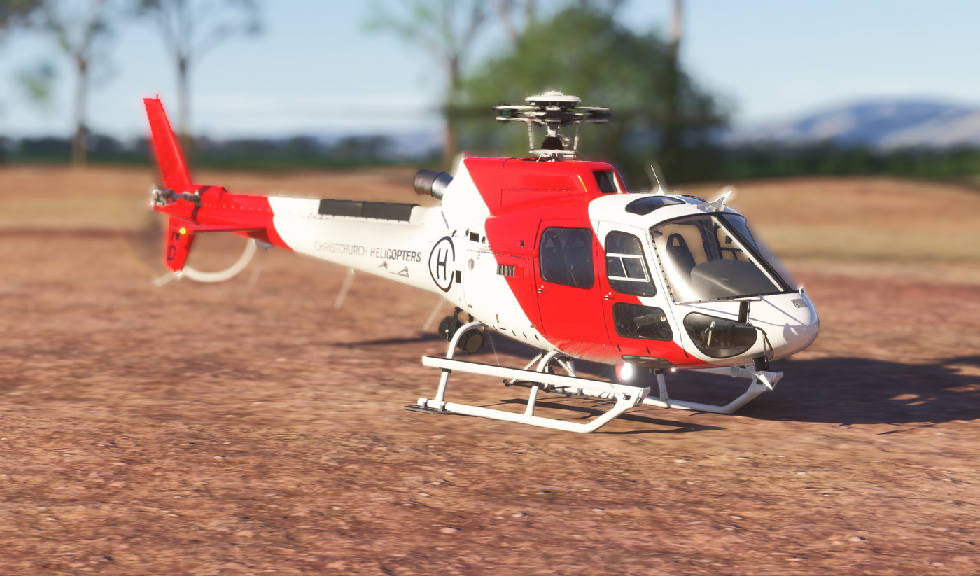 ZK-HND AS350 Christchurch helicopters for Microsoft Flight Simulator | MSFS