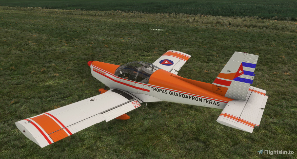 ZLIN 142 / cuban border guards / on request for Microsoft Flight ...