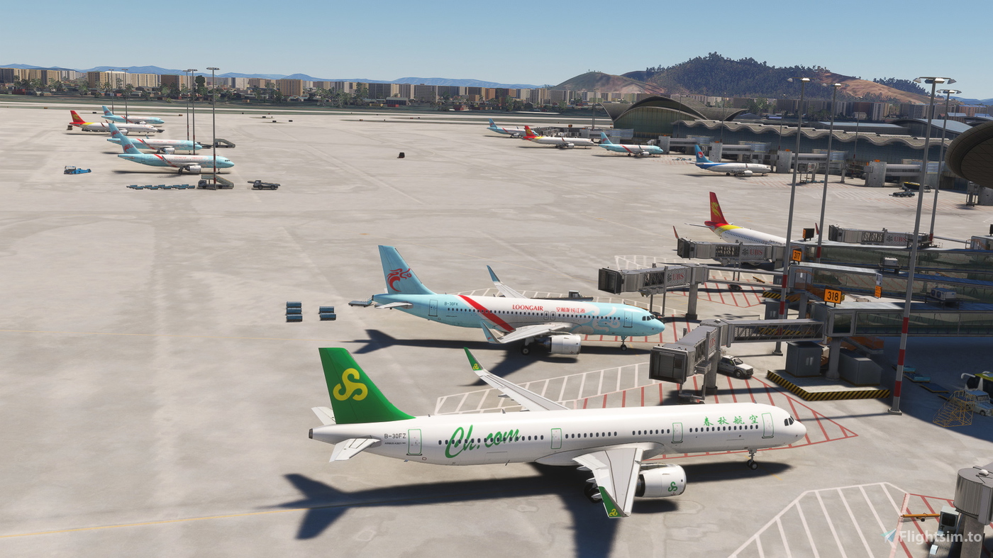 ZSHC Hangzhou - FSLTL Static Aircraft (Pierre_Bouchard) for Microsoft ...