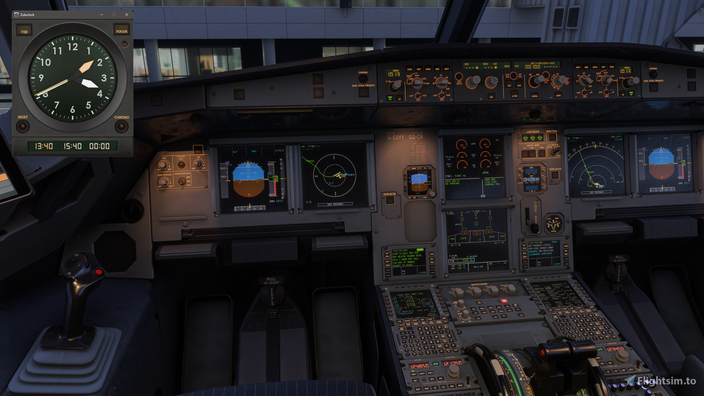 Zuluclock 对于 Microsoft Flight Simulator | MSFS