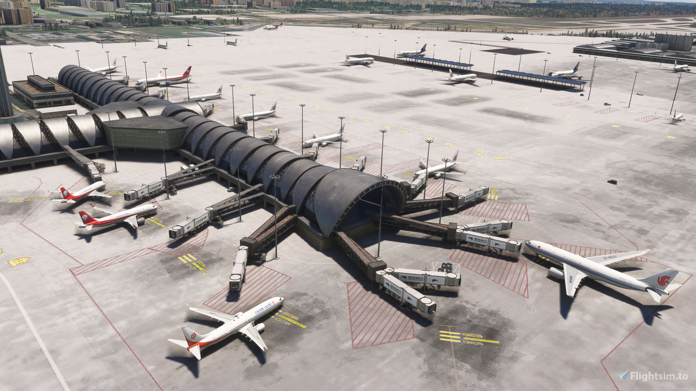 ZUUU Chengdu Shuangliu - FSLTL Static Aircraft (DominicDesignTeam) for ...