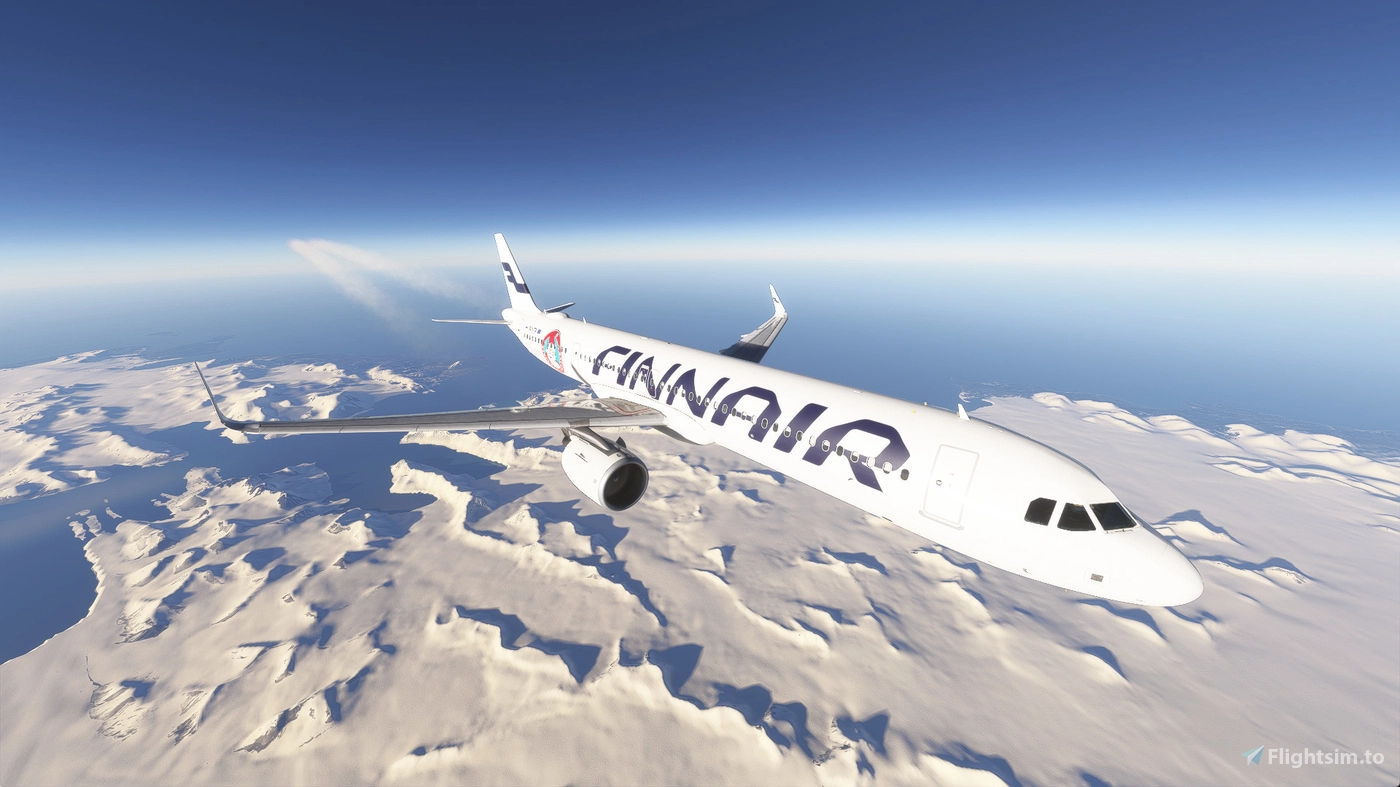 Finnair A321LR Special Christmas Livery for MSFS 2024 pro Microsoft ...