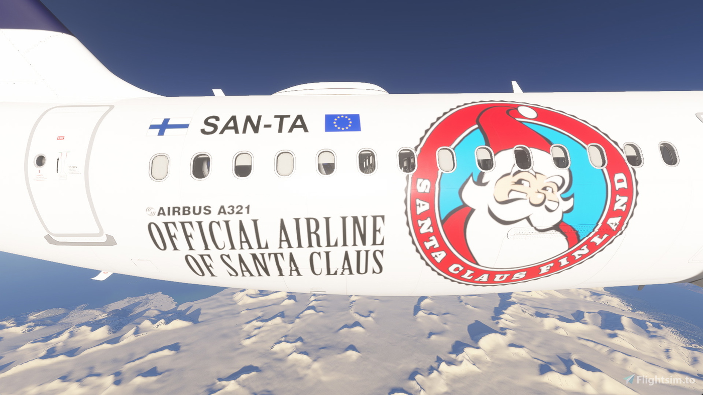 Finnair A321LR Special Christmas Livery for MSFS 2024 pro Microsoft ...