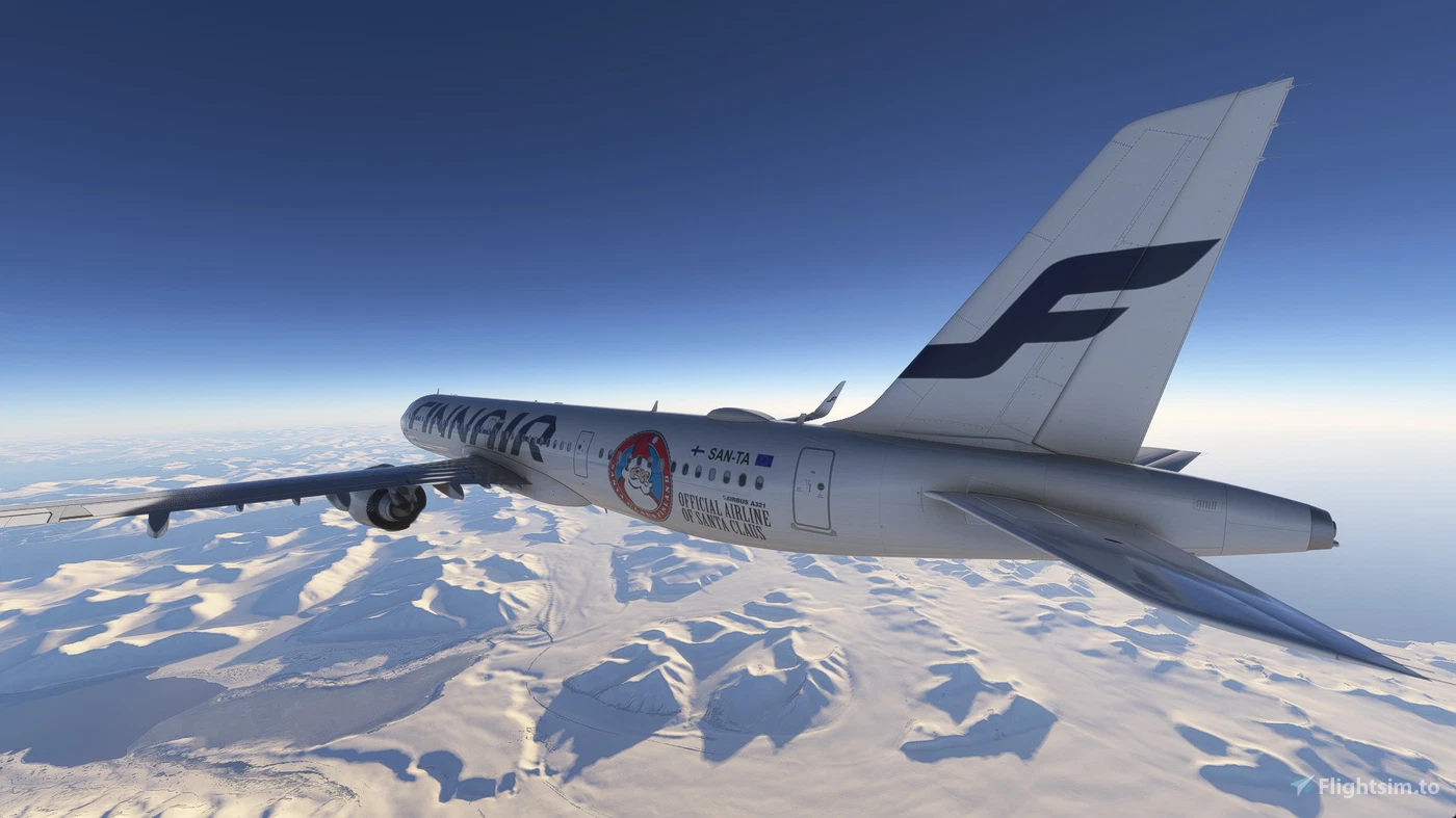 Finnair A321LR Special Christmas Livery for MSFS 2024 pro Microsoft ...