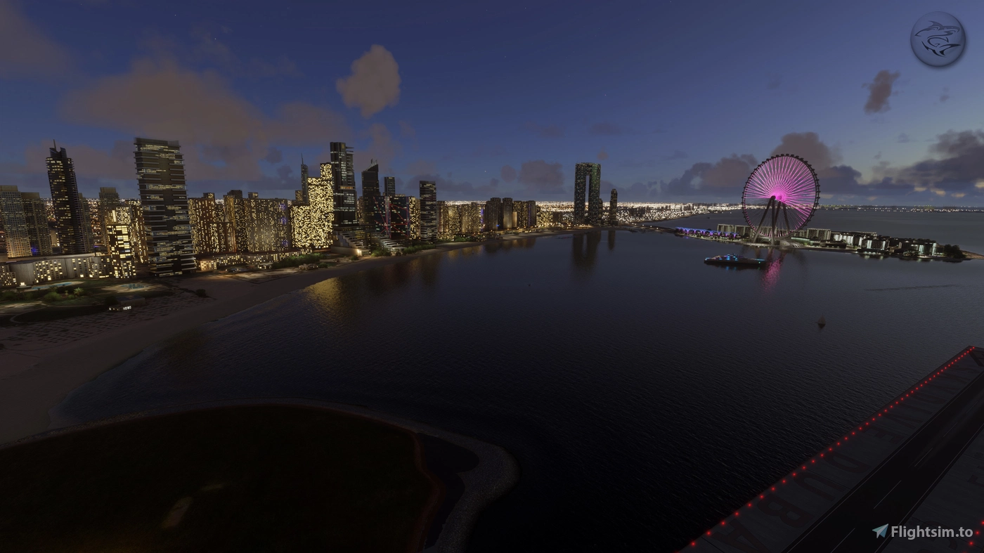 Merge ORBX + iniBuilds Dubai landmarks pour Microsoft Flight Simulator ...