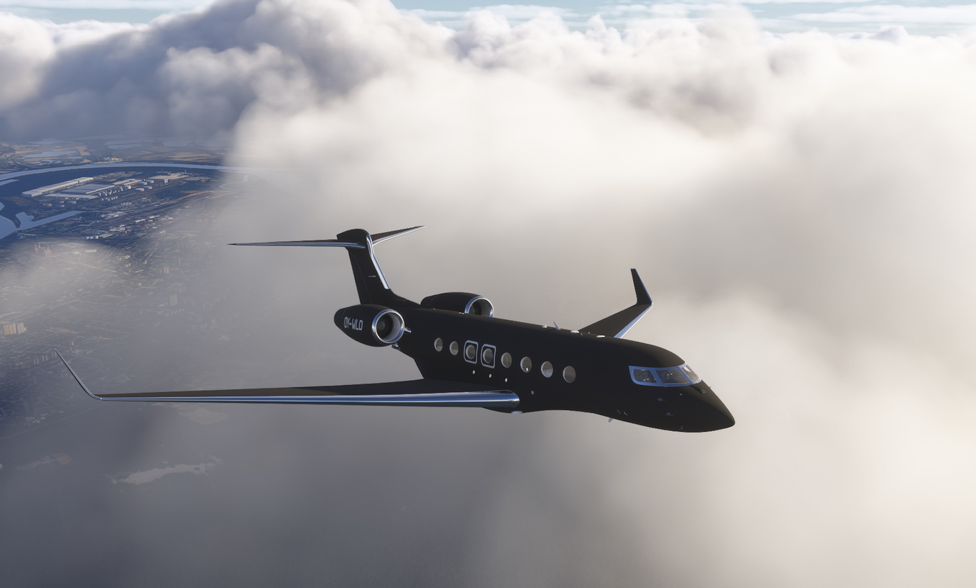 G650 Blackbird OY-WLD 对于 Microsoft Flight Simulator | MSFS