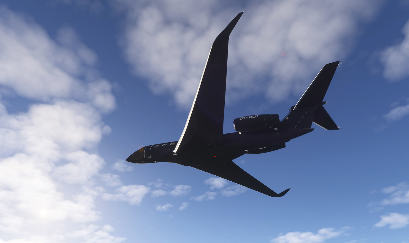 G650 Blackbird OY-WLD 对于 Microsoft Flight Simulator | MSFS