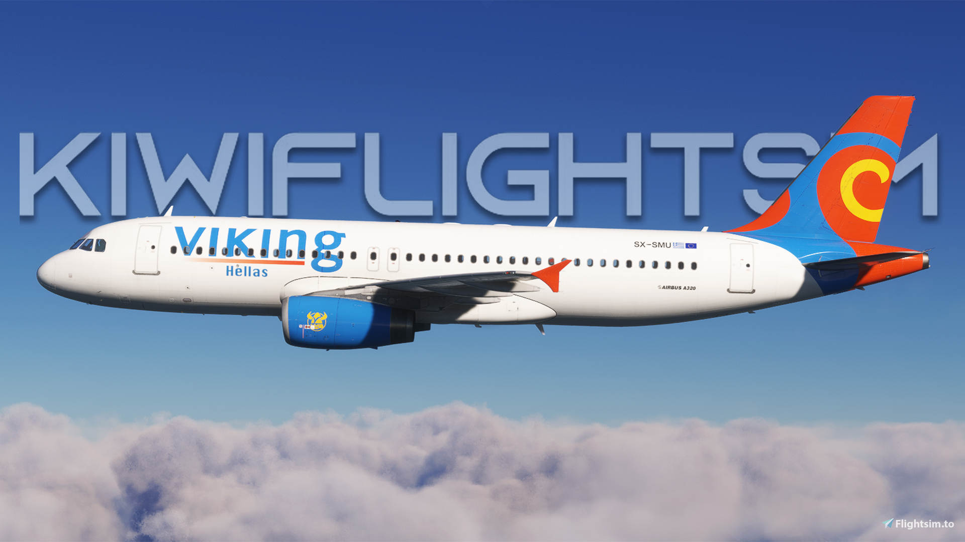 Viking Hellas Airlines | SX-SMU | Fenix A320 IAE [8K] - MSFS Add-on ...
