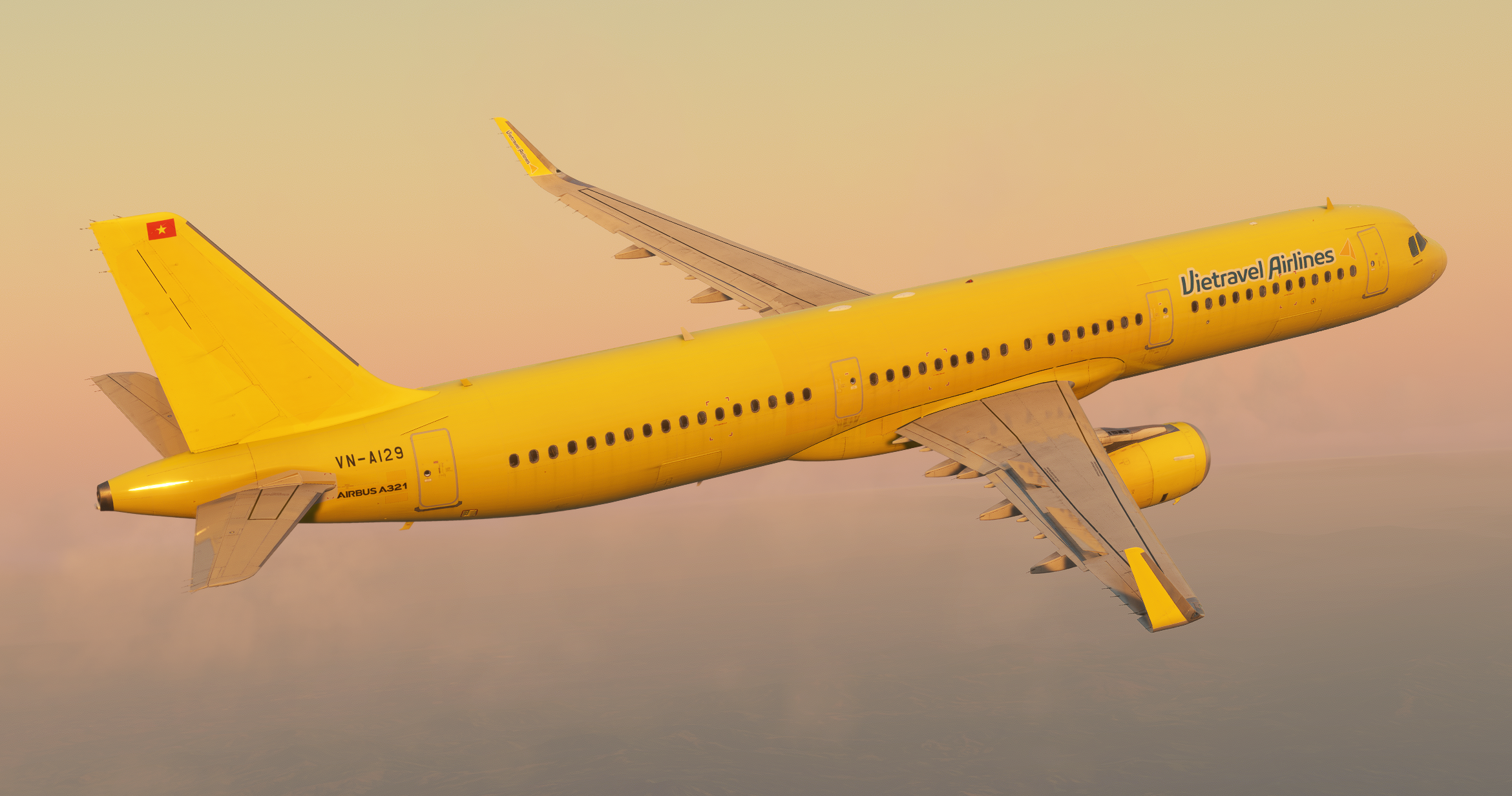 Vietravel Airlines / Spirit Hybrid | VN-A129 | A321-231(WL) | Fenix V2 ...