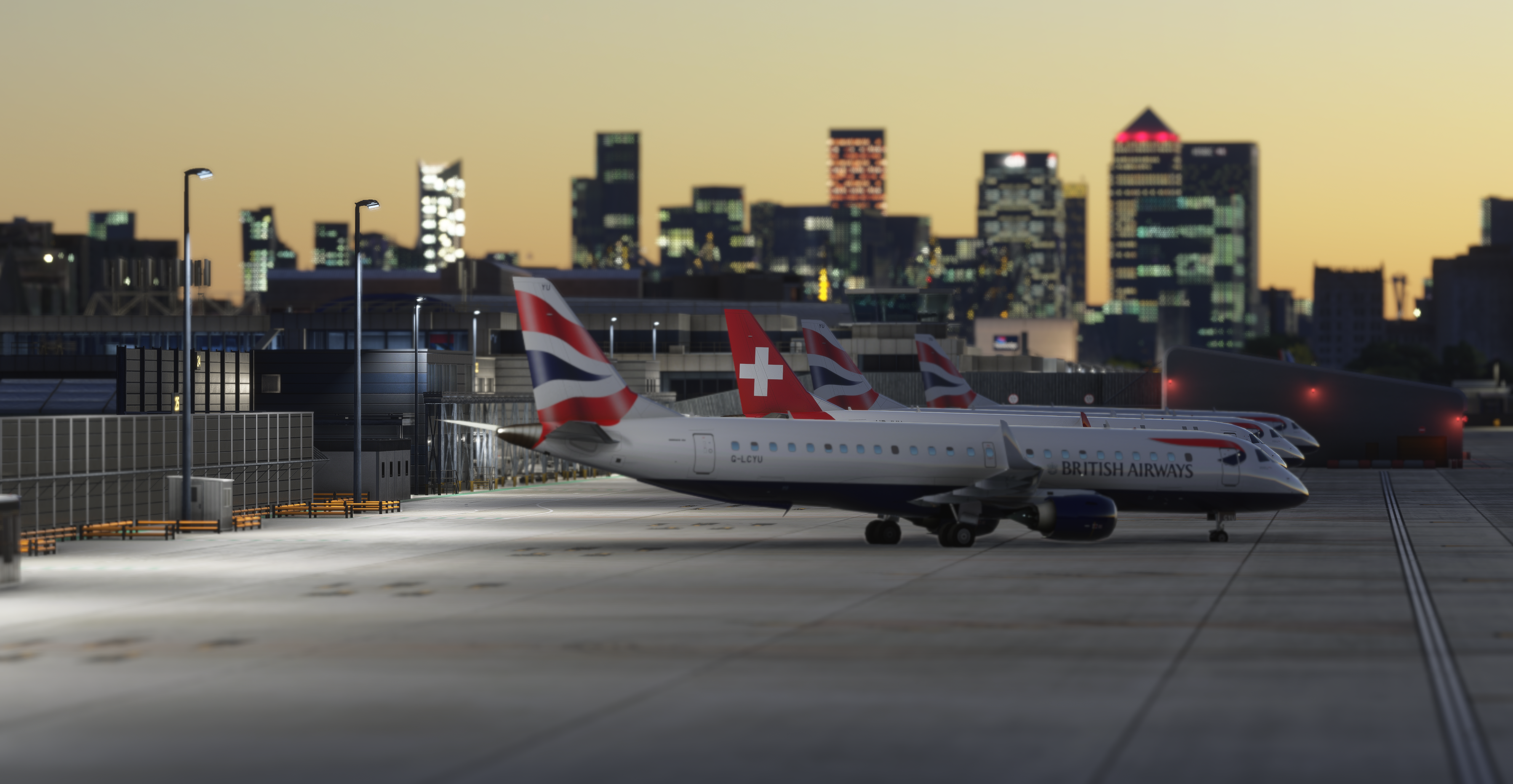 EGLC AIG Static Aircraft (iniBuilds) - MSFS Add-on - Flightsim.to