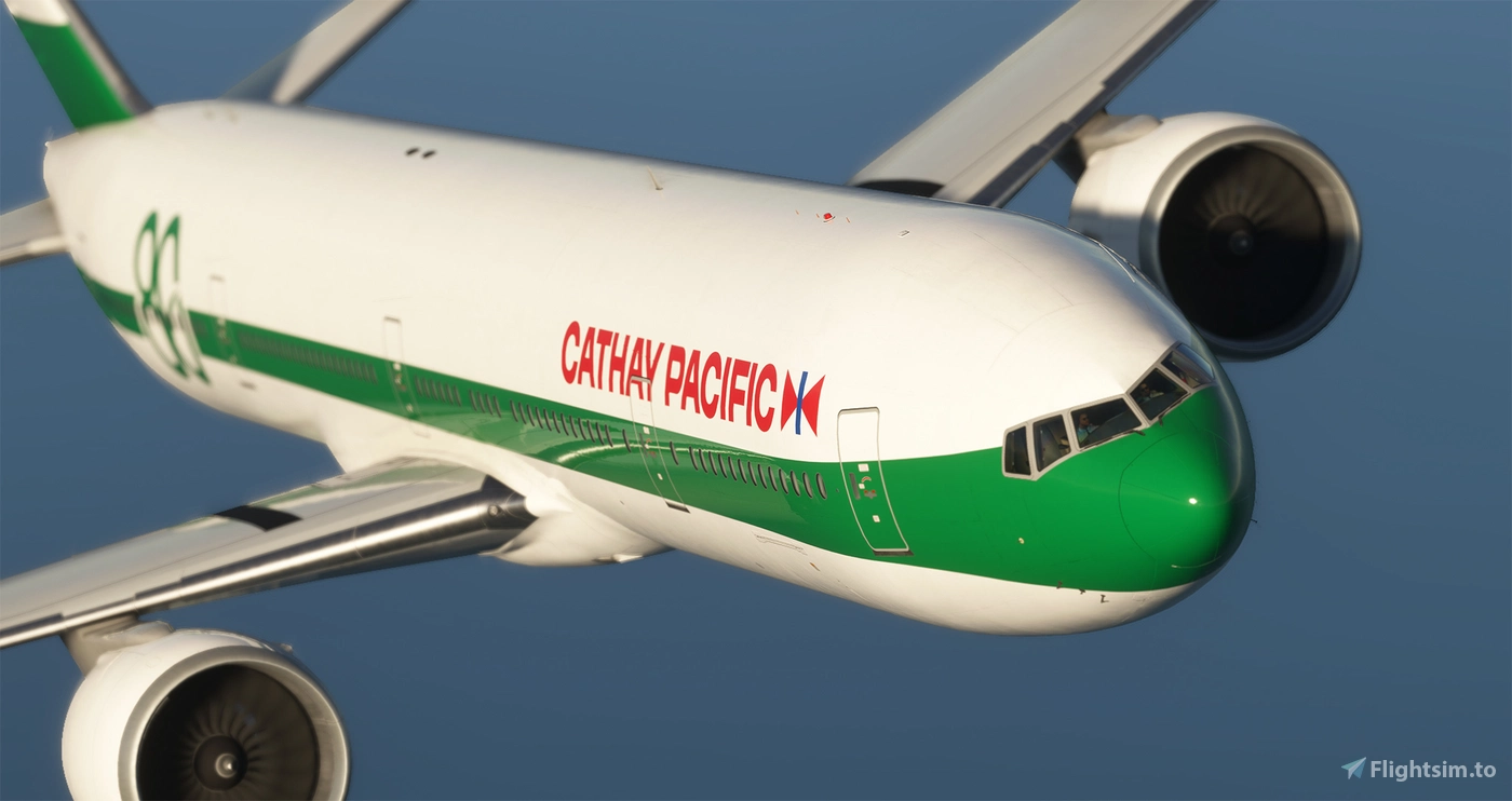 [4K&8K] Cathay Pacific "80th Anniversary Retro" B-HNJ By WingtipLight ...