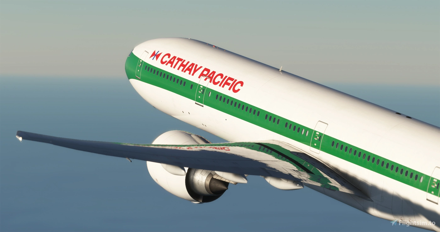 [4K&8K] Cathay Pacific "80th Anniversary Retro" B-HNJ By WingtipLight ...