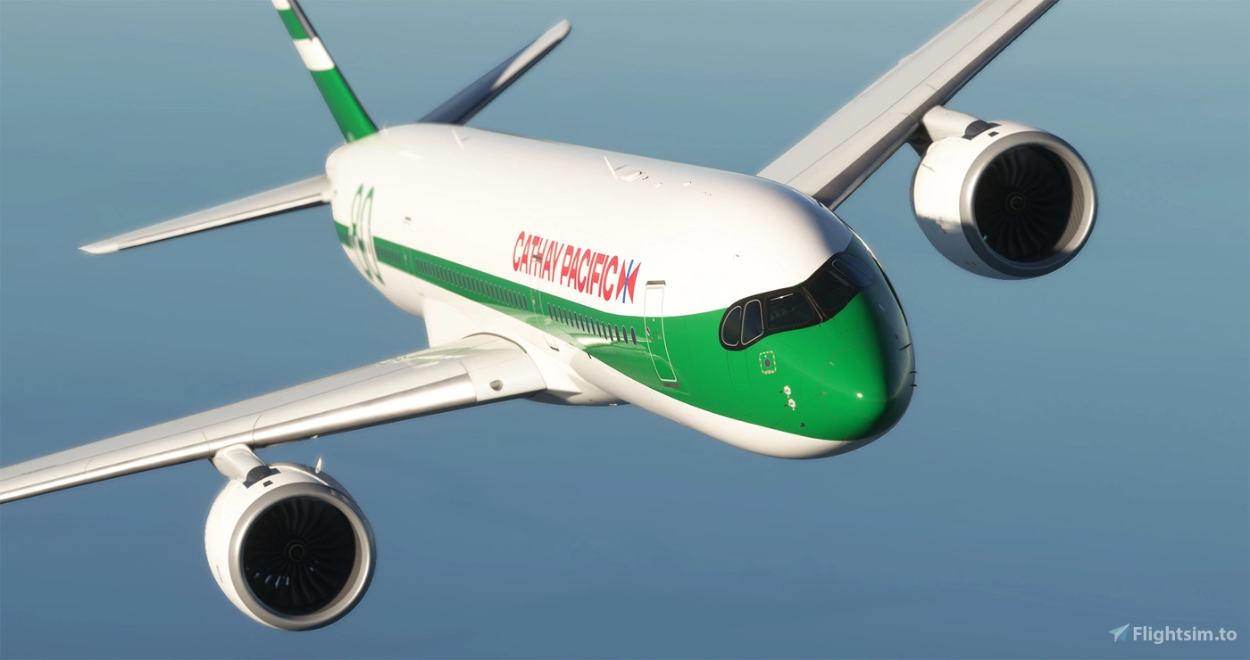 [4K&8K] Cathay Pacific "80th Anniversary Retro" B-LRJ By WingtipLight ...