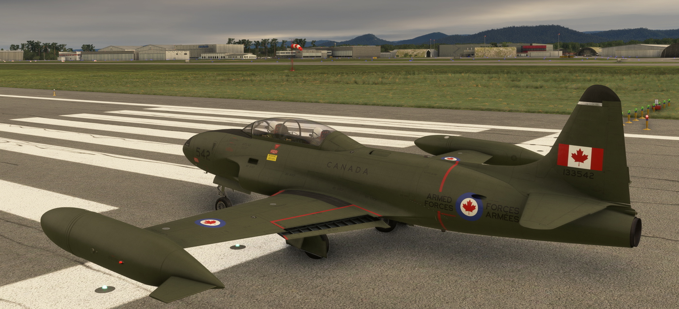 Canadair CT-133 Silver Star, MSFS2024, 1 CAG, CFB Baden-Söllingen, West ...