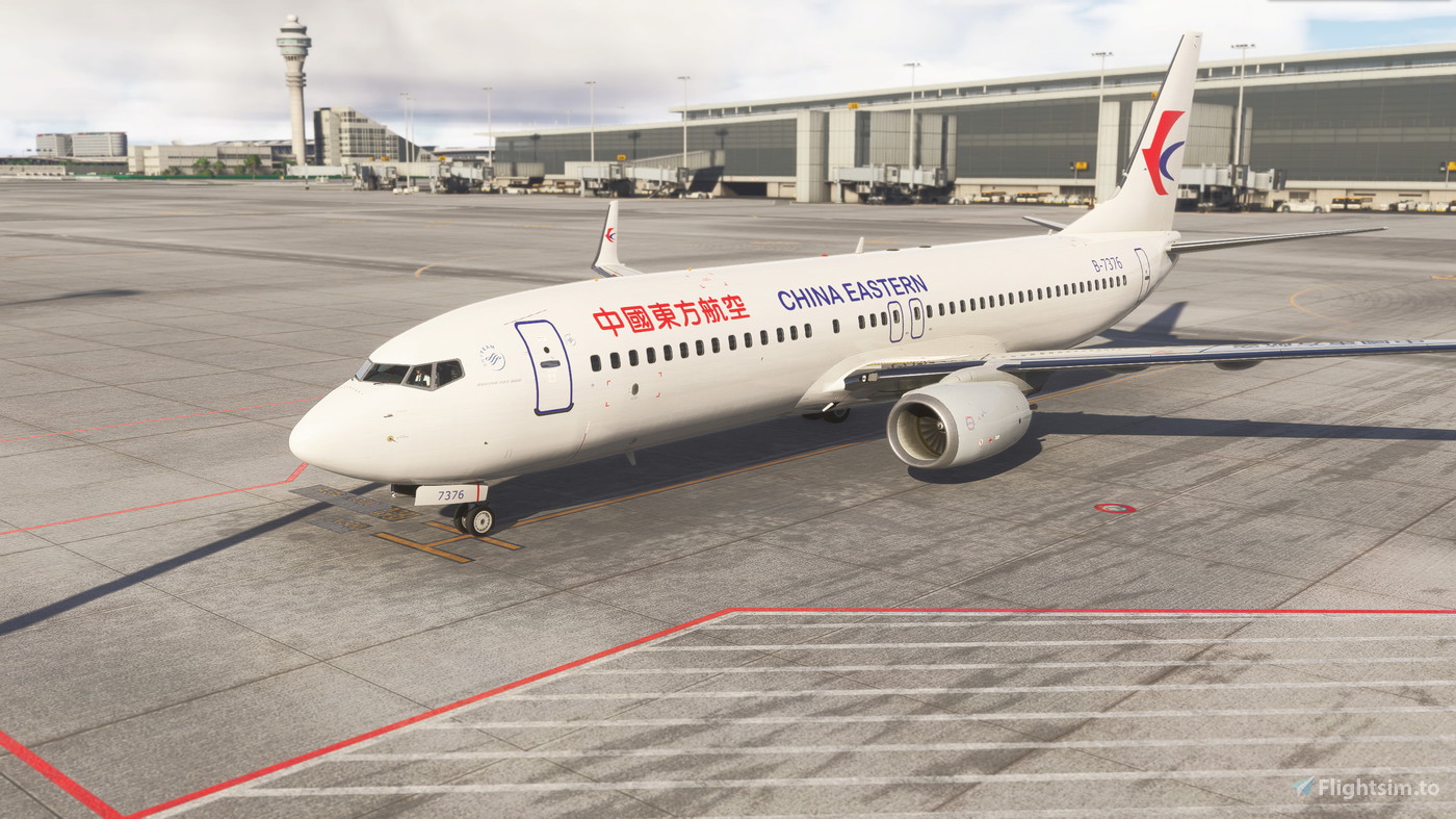 PMDG738 China Eastern B-7376 for Microsoft Flight Simulator | MSFS
