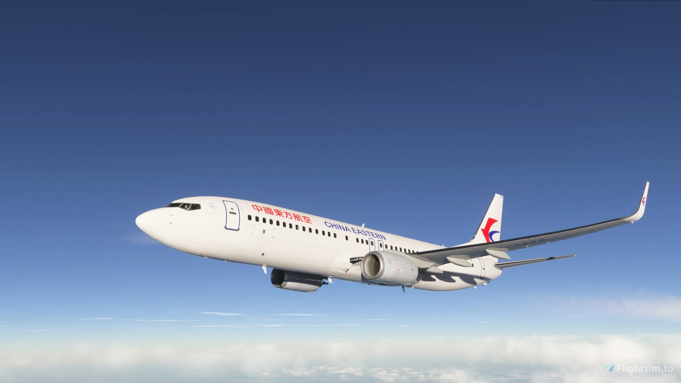 PMDG738 China Eastern B-7376 for Microsoft Flight Simulator | MSFS