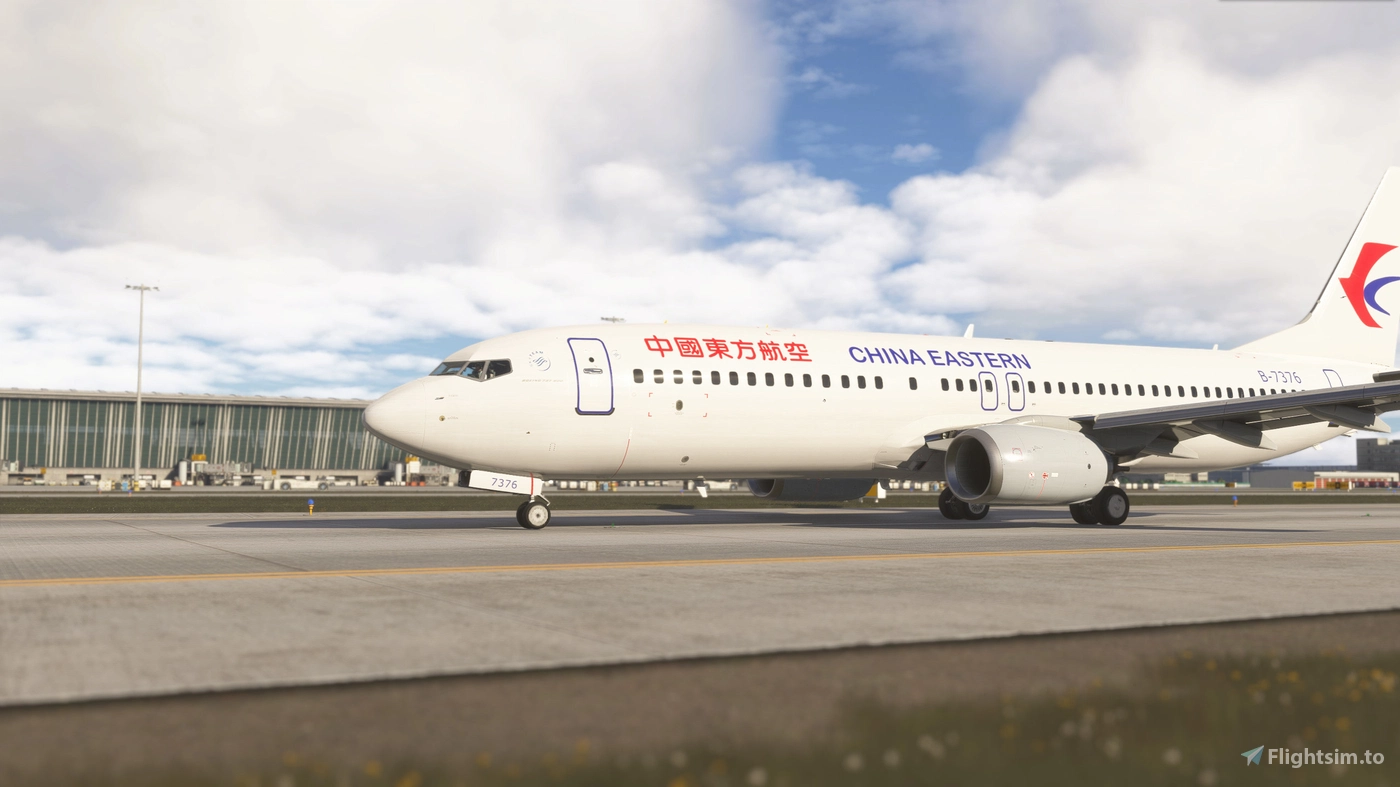 PMDG738 China Eastern B-7376 para Microsoft Flight Simulator | MSFS