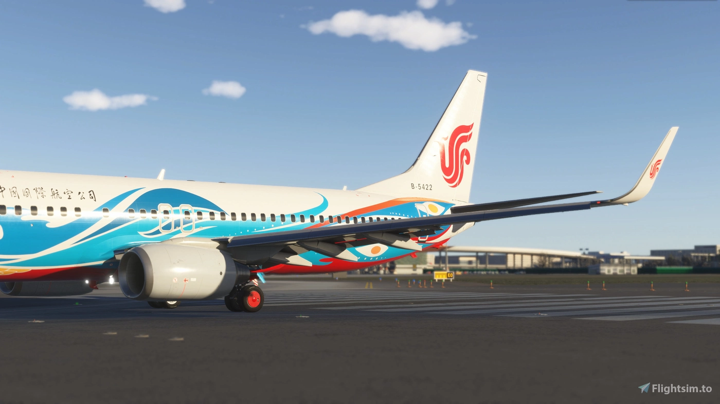 PMDG 738 Air China Phoenix B-5422 para Microsoft Flight Simulator | MSFS