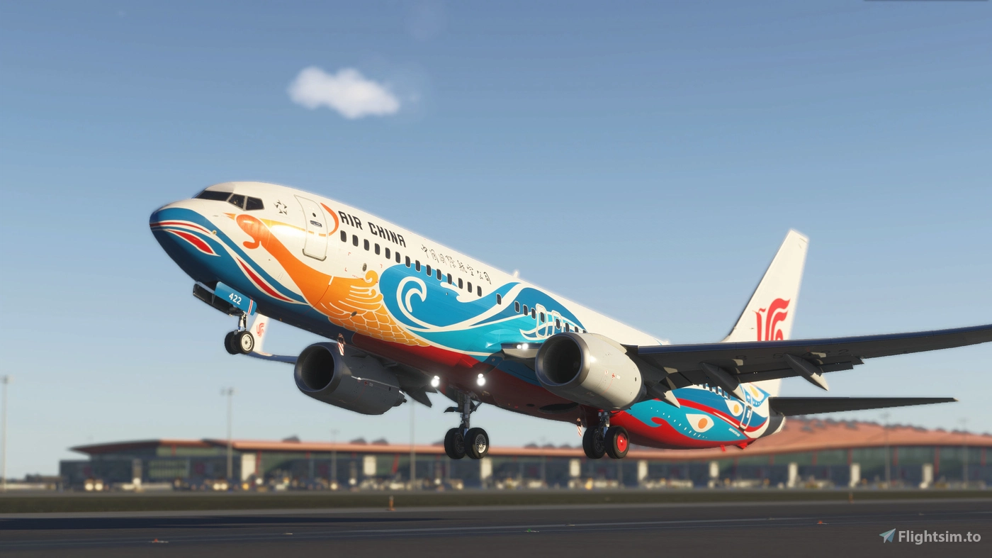 PMDG 738 Air China Phoenix B-5422 for Microsoft Flight Simulator | MSFS