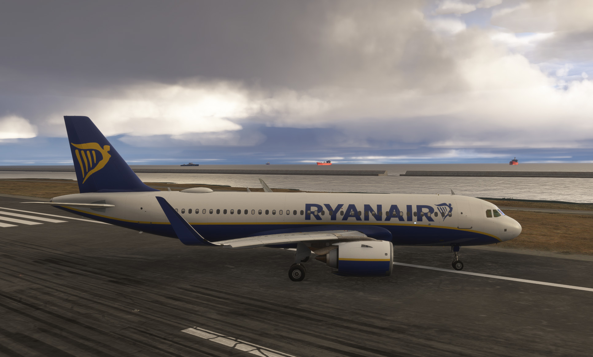 A320 Neo V3 RyanAir Livery 4K MSFS2024 - MSFS Add-on - Flightsim.to