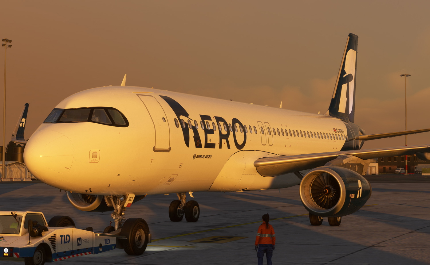 Aero Airways UK A320 G-AERO 2024 pour Microsoft Flight Simulator | MSFS