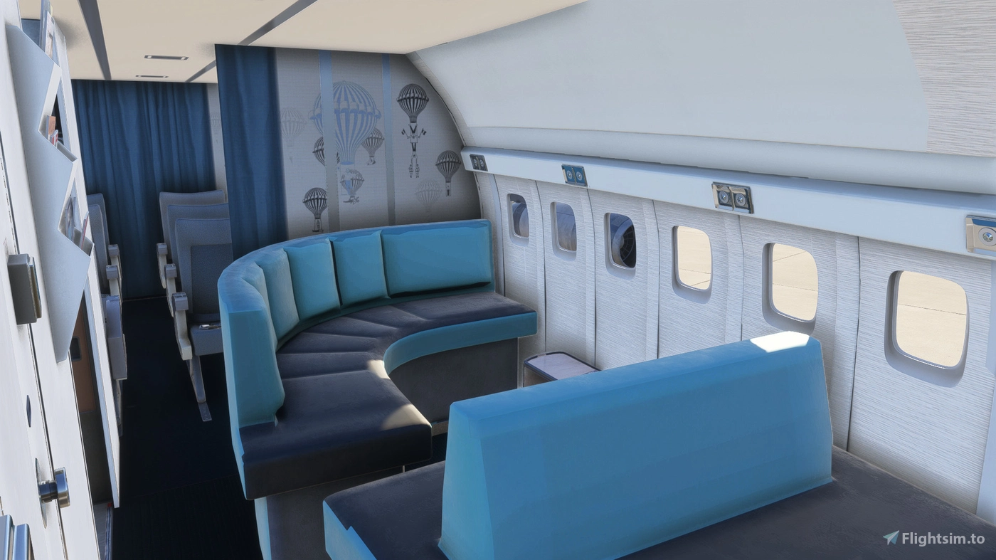 Aeroplane Heaven B707 Pan Am Cabin Textures per Microsoft Flight ...