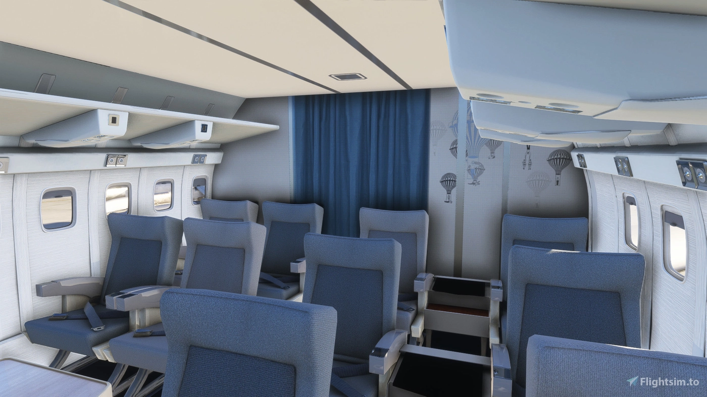 Aeroplane Heaven B707 Pan Am Cabin Textures per Microsoft Flight ...