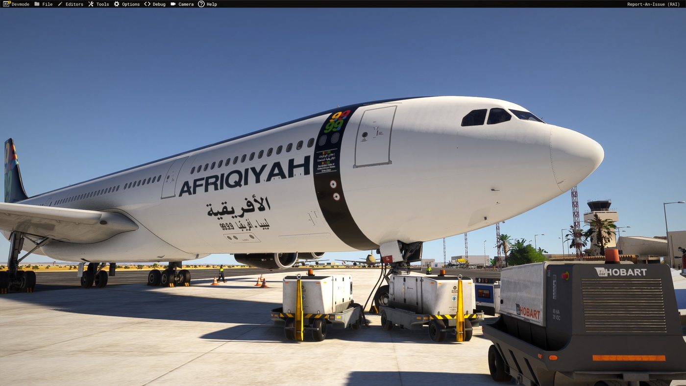 Afriqiyah Airways 5A-ONE A340-200 livery Ini A340-300 MSFS2024 for ...