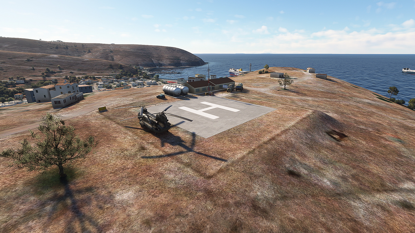 Agios Efstratios Island for Microsoft Flight Simulator | MSFS