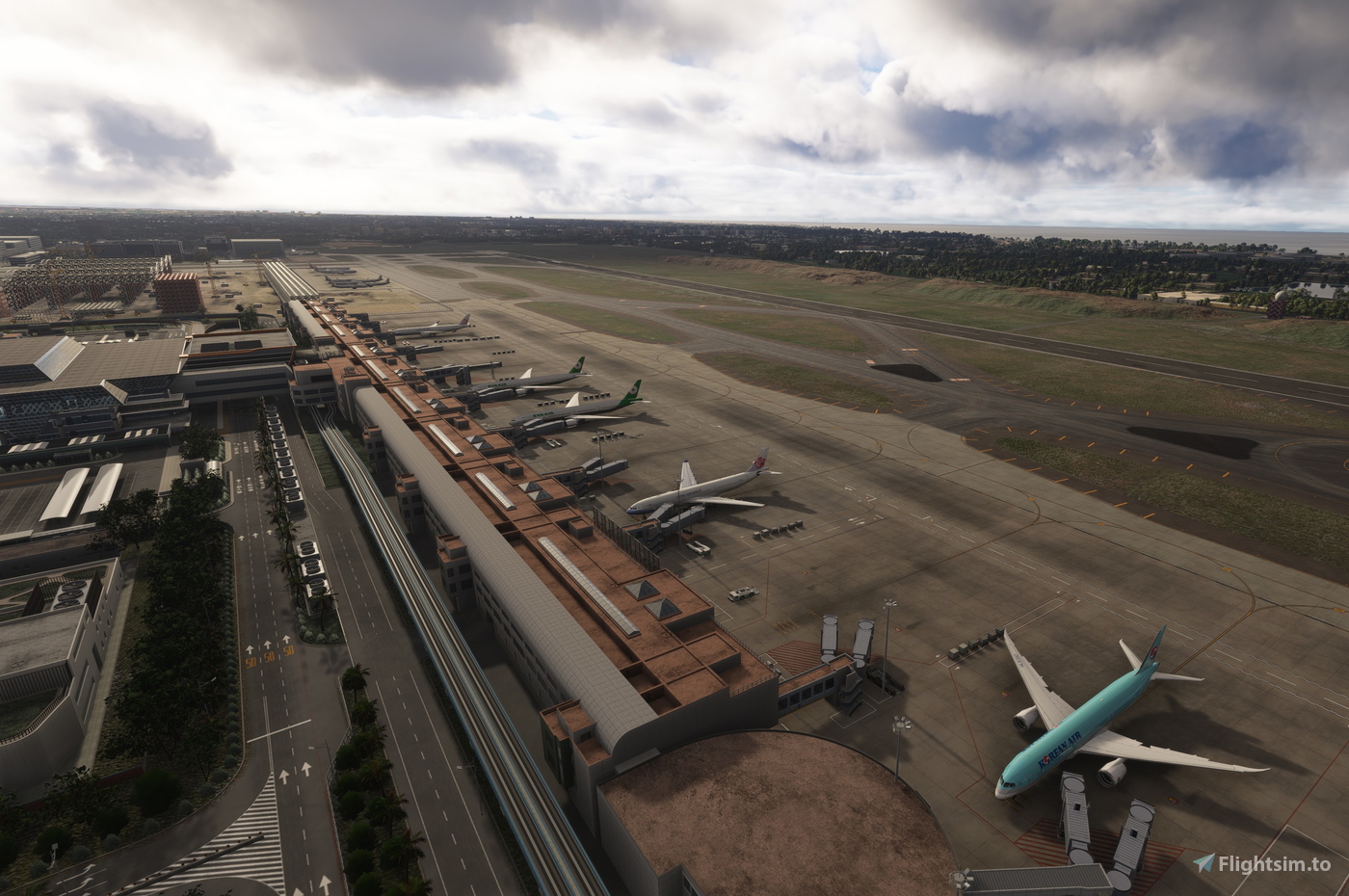 AIG Static Aircraft RCTP/Taipei (ACO DESIGN STUDIO) 对于 Microsoft Flight ...