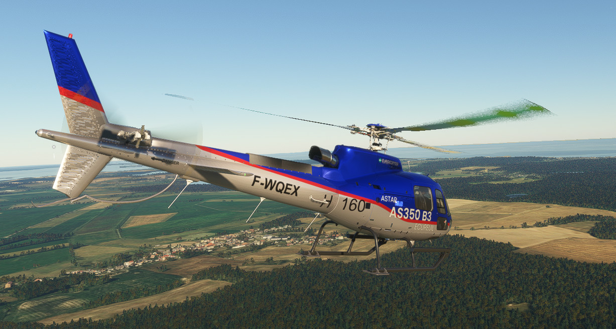 Airbus H125 _ AS350 B3 / F-WQEX for Microsoft Flight Simulator | MSFS