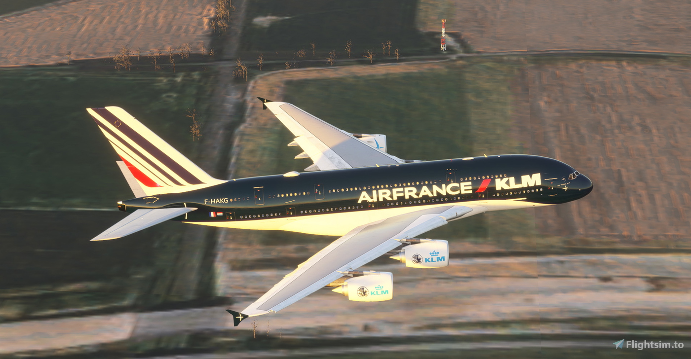Air France KLM Virtual Airlines A380 für Microsoft Flight Simulator | MSFS