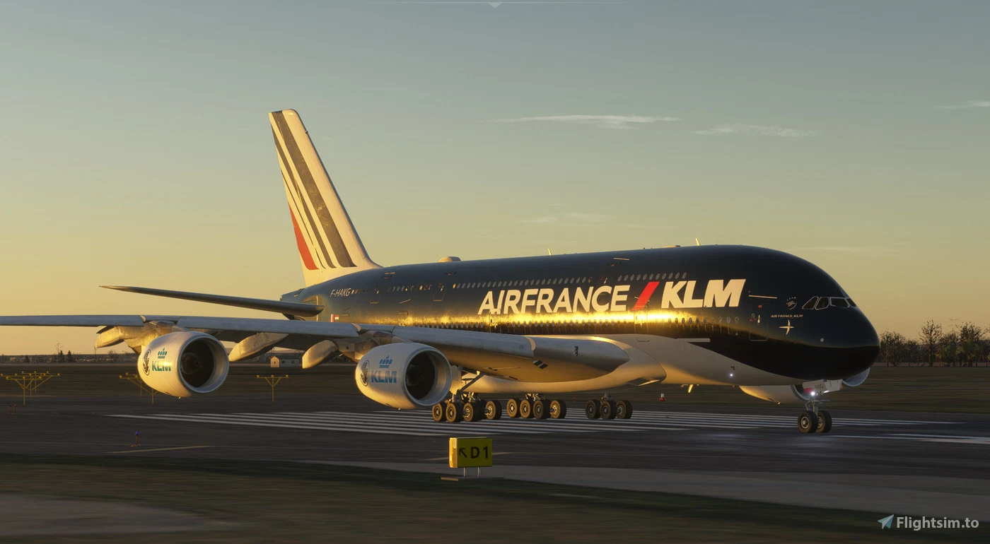 Air France KLM Virtual Airlines A380 für Microsoft Flight Simulator | MSFS
