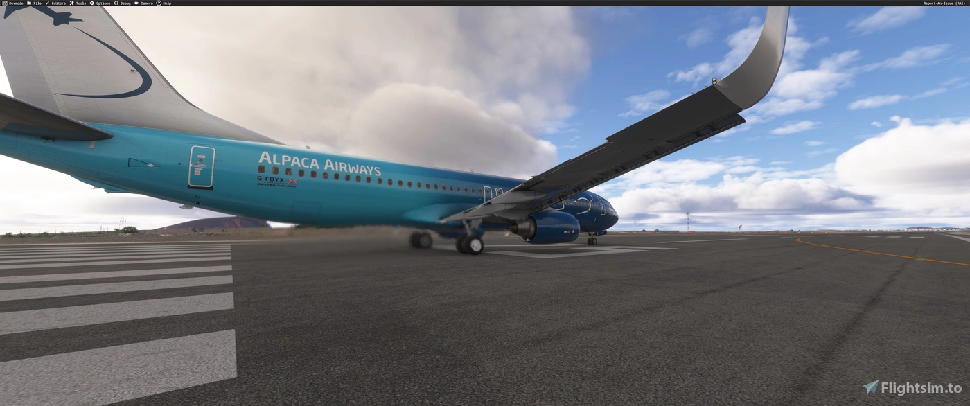 Alpaca Airways 'Holiday' (G-FBYX) | PMDG B737-800 BW | MSFS2024 for ...