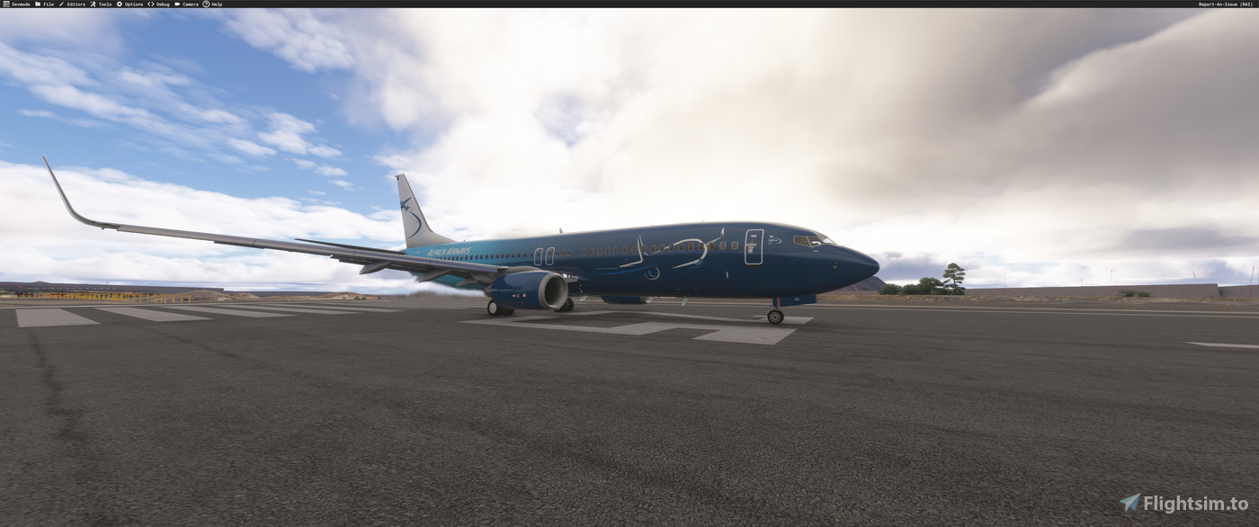 Alpaca Airways 'Holiday' (G-FBYX) | PMDG B737-800 BW | MSFS2024 voor ...