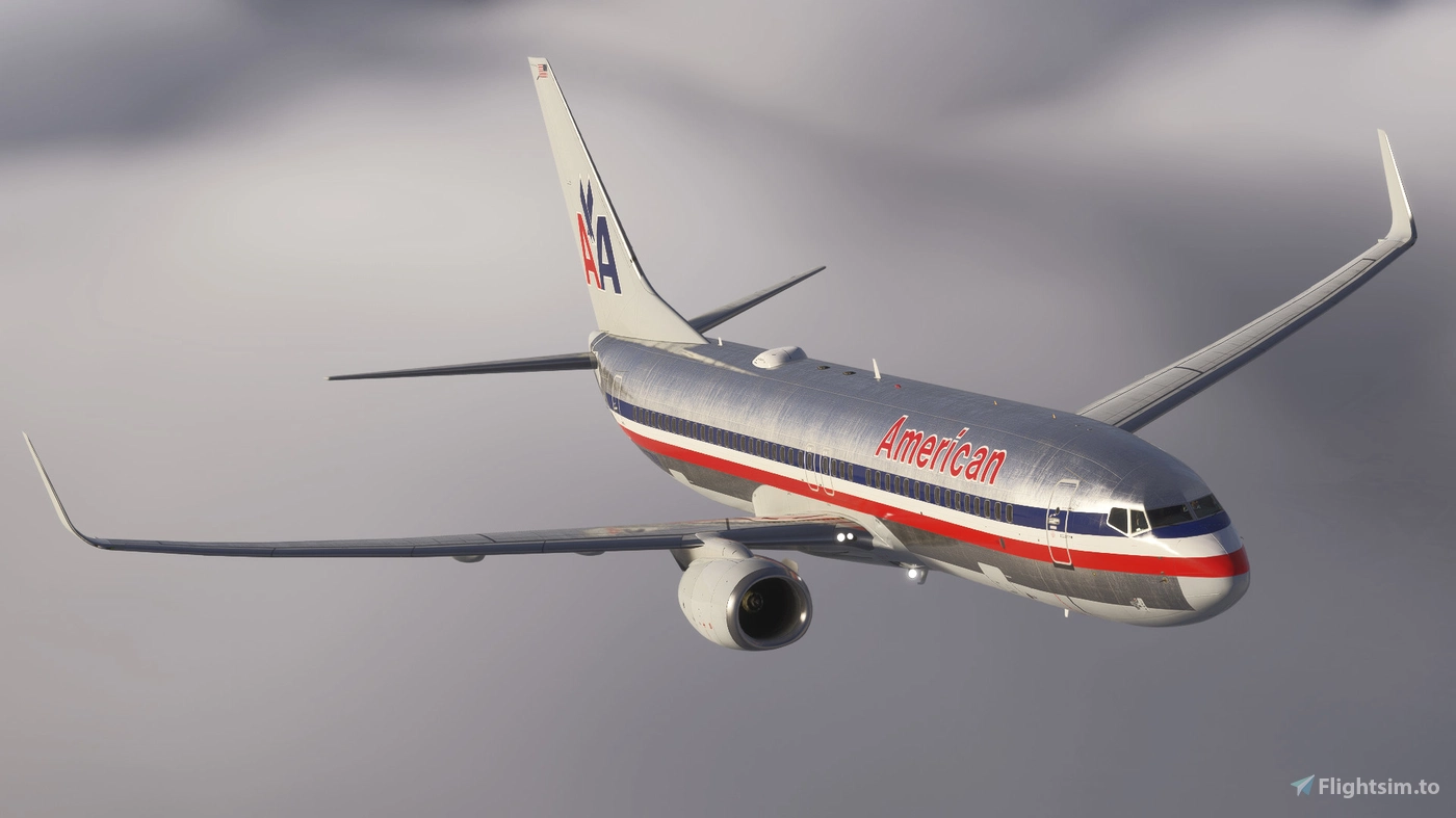 American Airlines 'Legacy Heritage' | w/Cabin | PMDG 737-823 для ...