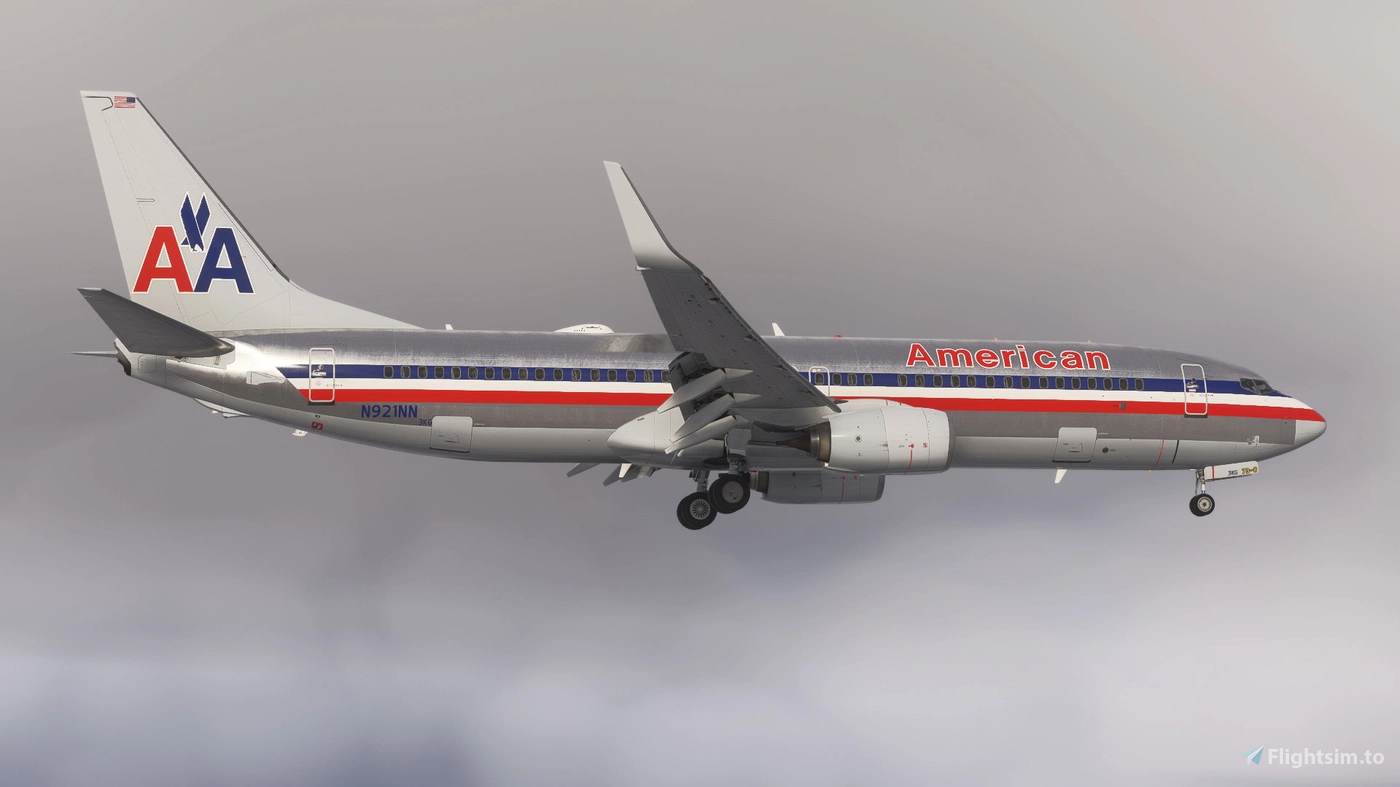 American Airlines 'Legacy Heritage' | w/Cabin | PMDG 737-823 pour ...