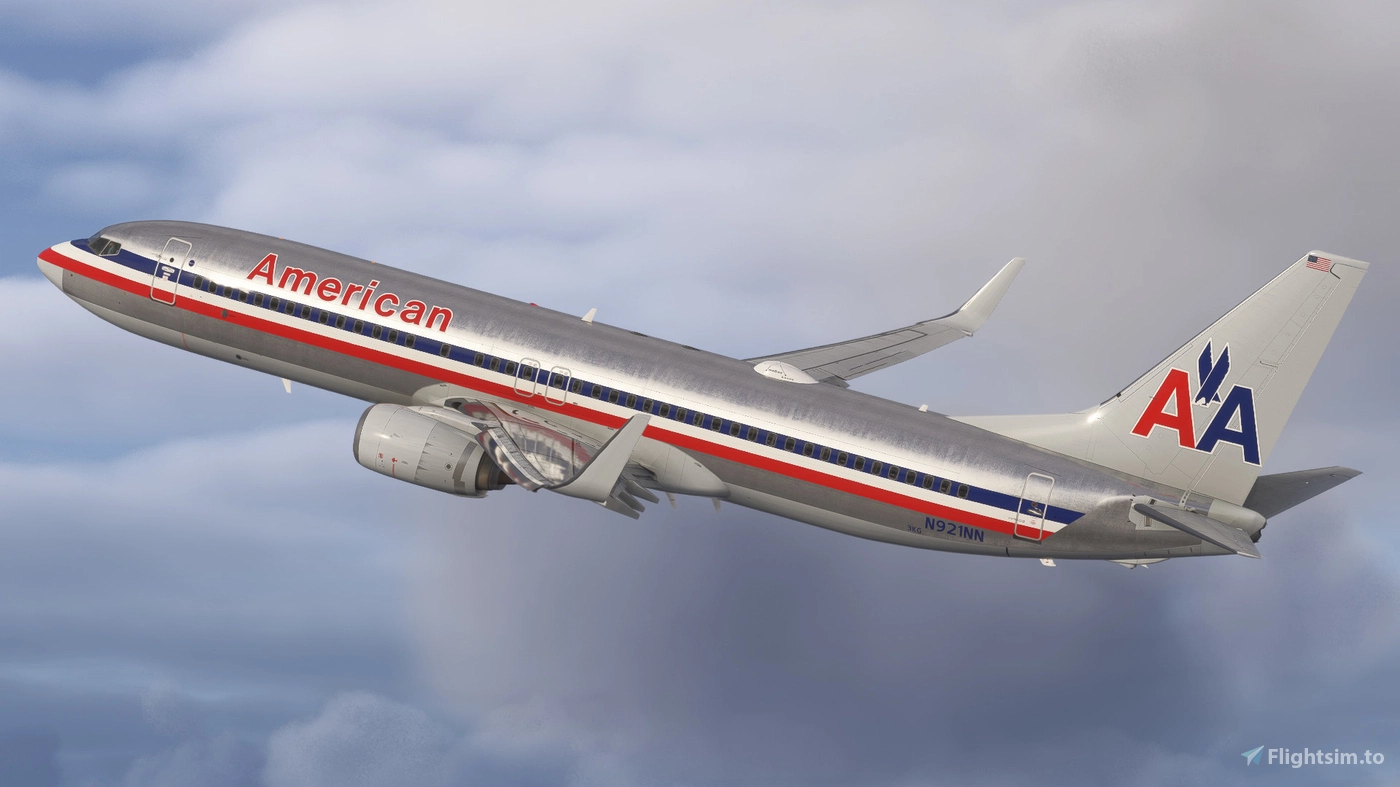 American Airlines 'Legacy Heritage' | w/Cabin | PMDG 737-823 für ...