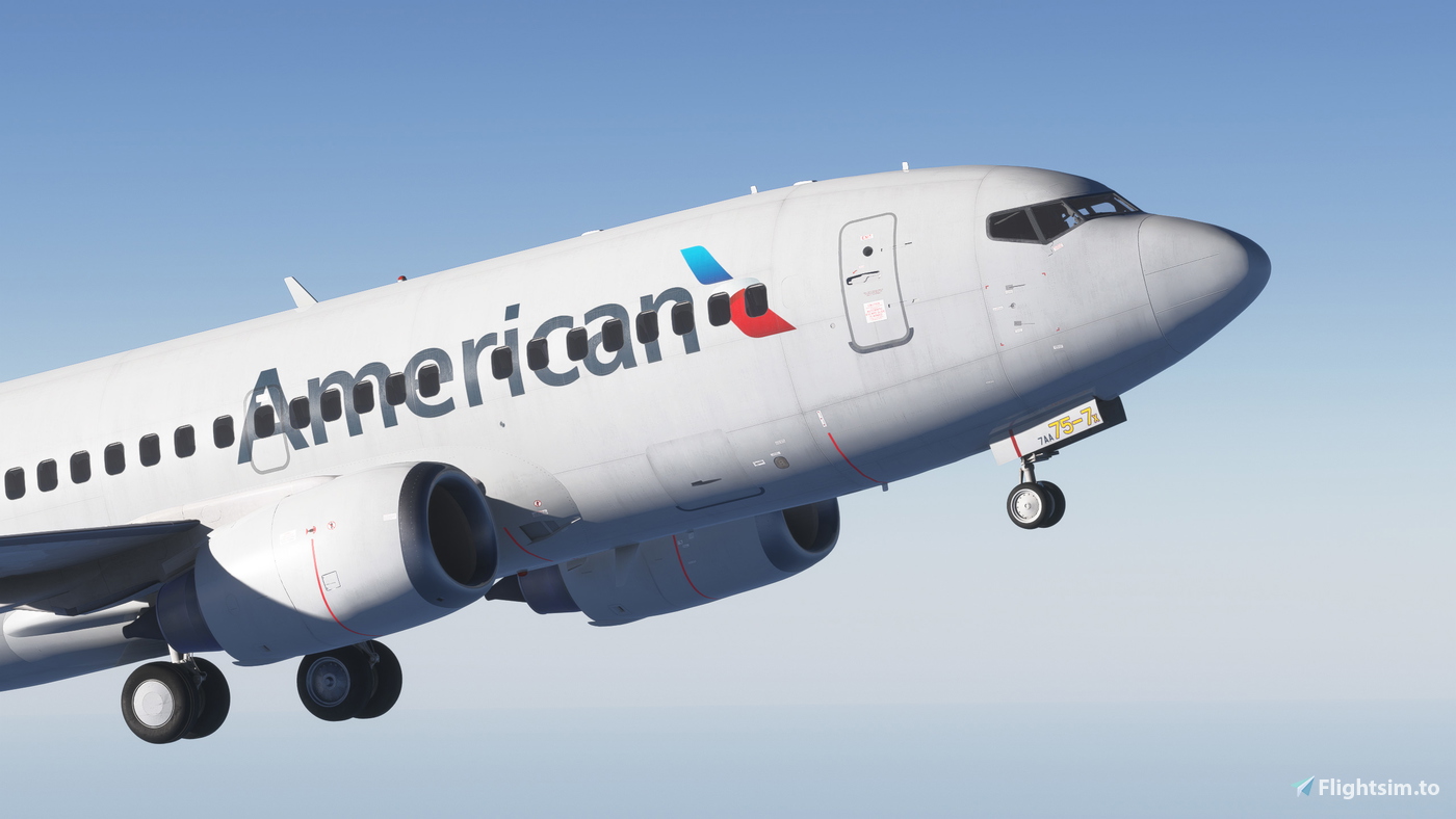 American Airlines N757AA Fictional Livery CSS Boeing 737-500 - 8K pour ...