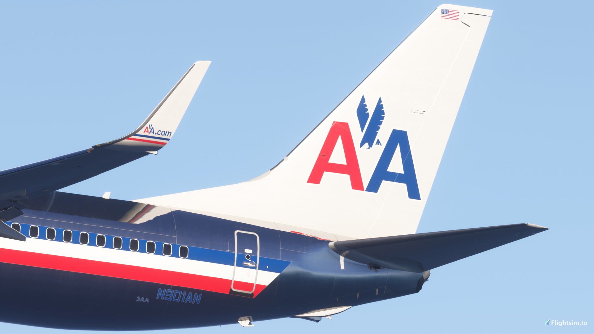 American Airlines (N901AN) [Boeing 737-800] - MSFS Add-on - Flightsim.to