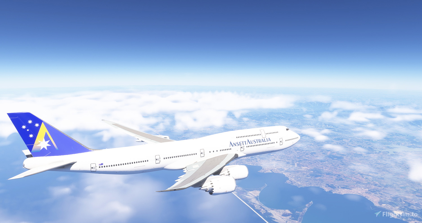 Asobo 747-8i Ansett Australia pour Microsoft Flight Simulator | MSFS