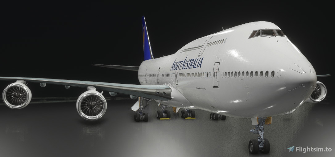 Asobo 747-8i Ansett Australia pour Microsoft Flight Simulator | MSFS