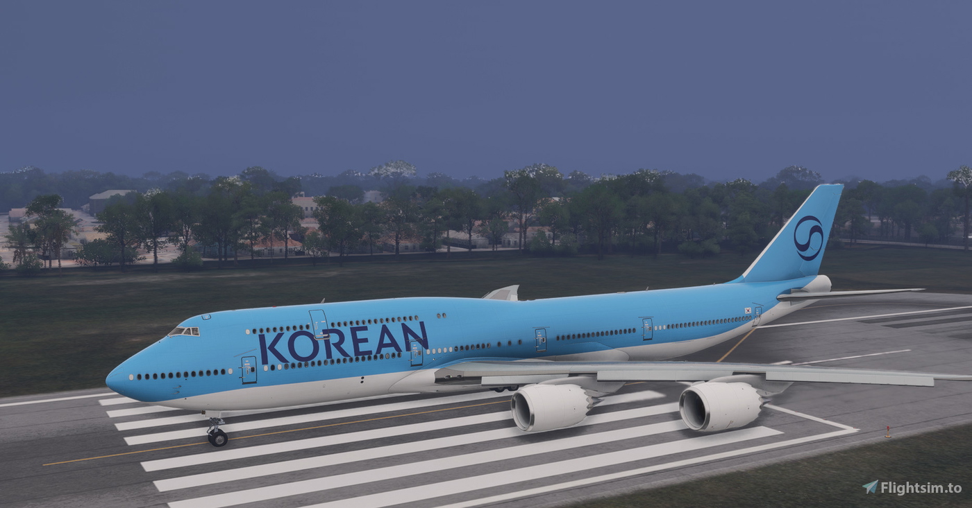 Asobo 747-8i Korean Airlines voor Microsoft Flight Simulator | MSFS