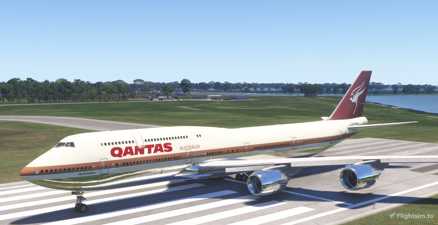Asobo 747-8i Qantas Special Livery voor Microsoft Flight Simulator | MSFS