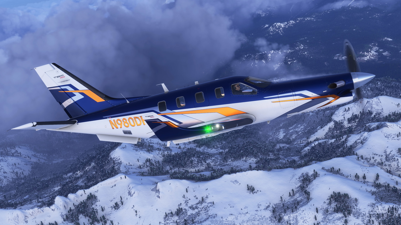 Asobo TBM 930 N980DH (Dynamic Registration) для Microsoft Flight ...