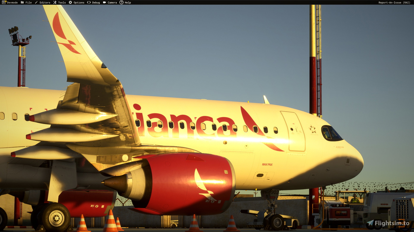 Avianca El Salvador N902AV livery Inibuilds A320NEO MSFS2024 (with ...